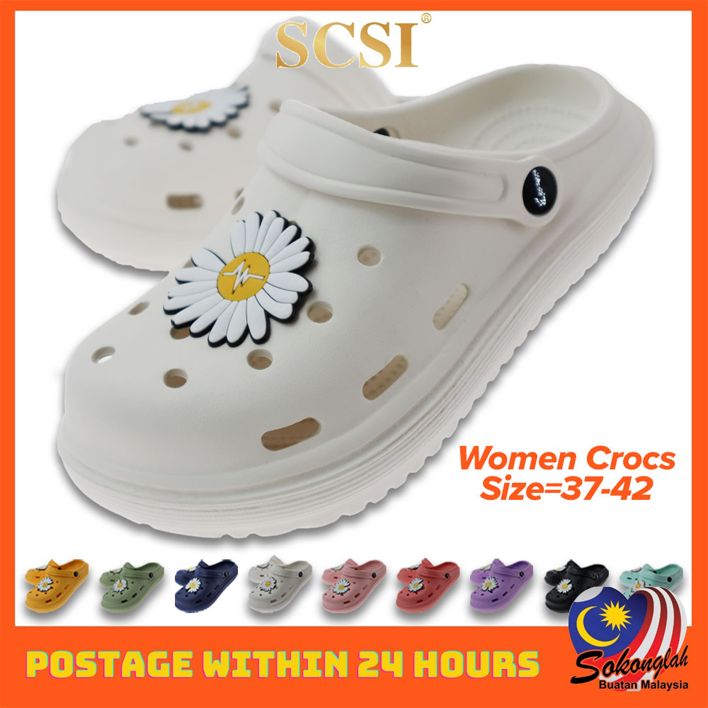 SCSI i Cream Korea Crocs Women / Women Crocs Shoes / Clog Shoes Women ...