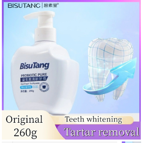 ubat gigi pemutih teeth whitening original bisutang toothpaste probiotic ubat gigi viral 牙膏美白牙齿 ...