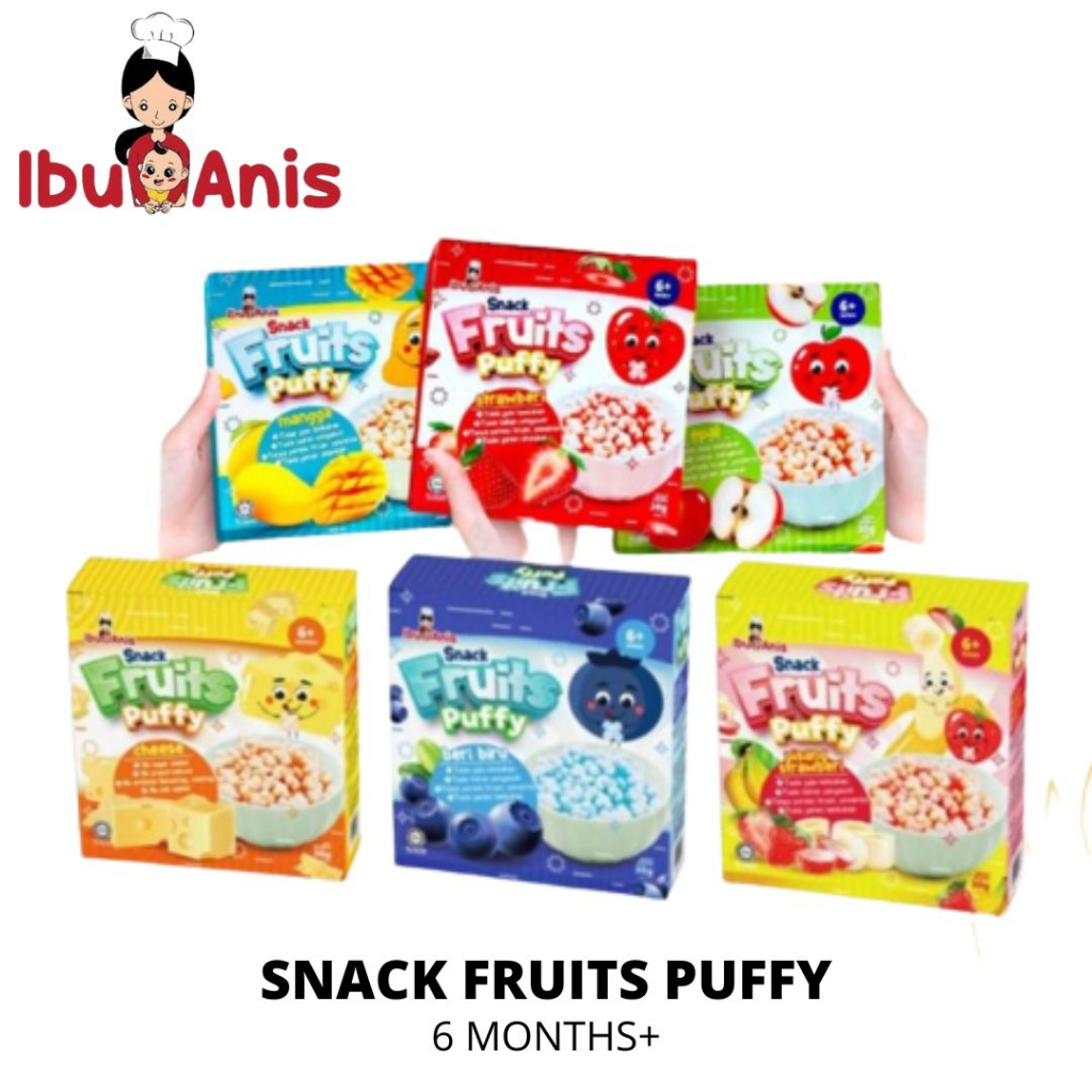 IBU ANIS SNACK PUFFY - STRAWBERRY / MANGO / APPLE / BLUEBERRY / BANANA ...