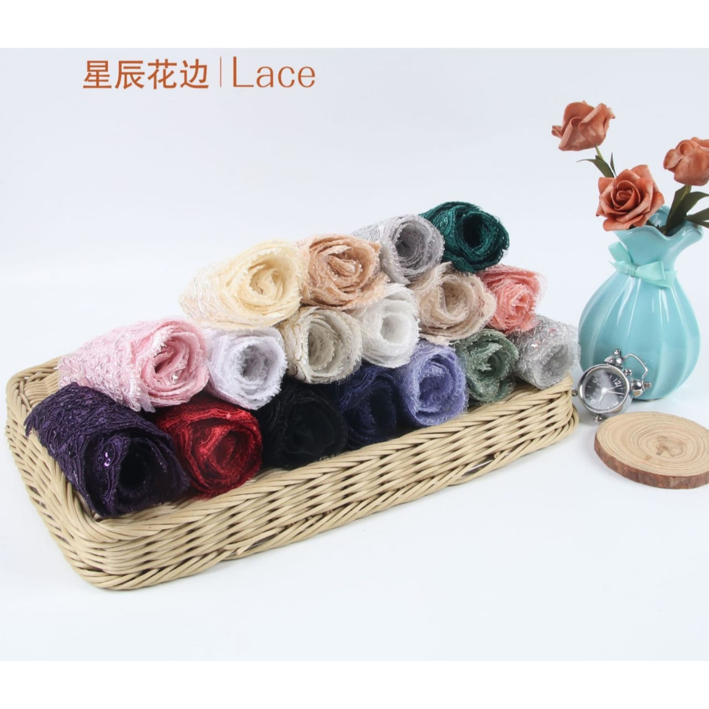 *Ready Stock*New Arrival Japan New Lace 15cm Lace Jepun Design Terbaru ...