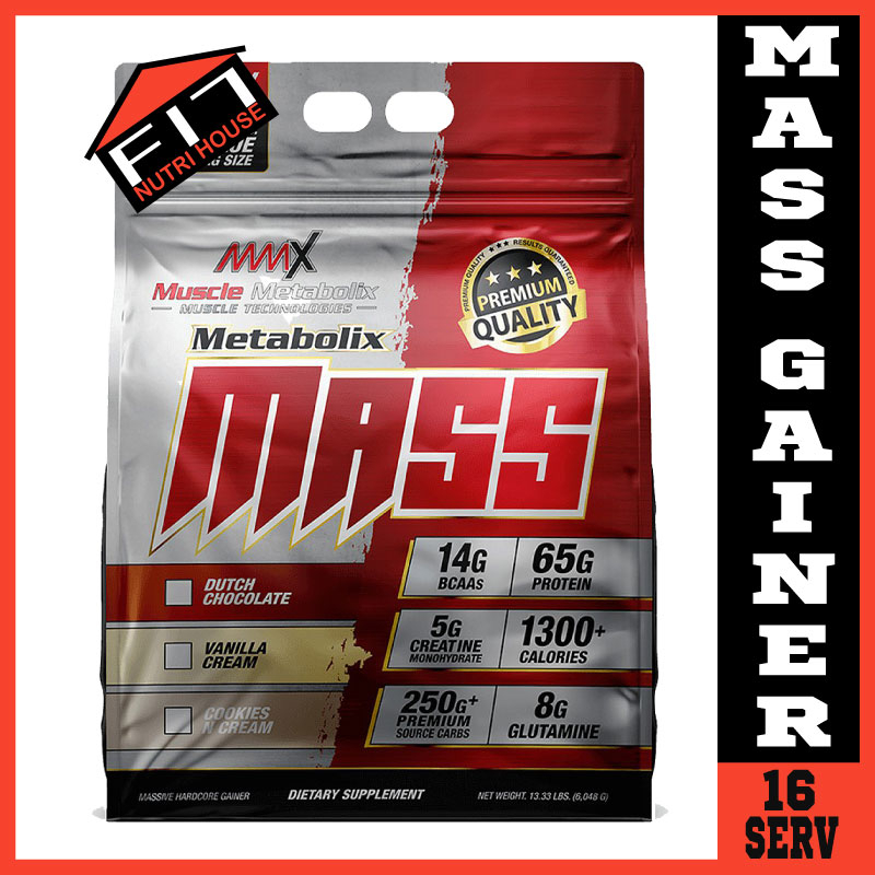 METABOLIX Mass Gainer (13lbs / 16 Serv) MMX / Weight Muscle Gain / Tambah Berat | Shopee Malaysia