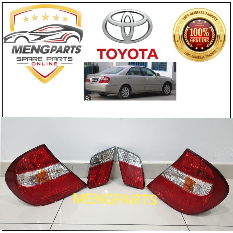 ORIGINAL TOYOTA CAMRY ACV30 ,ACV31 2002Y TAIL LAMP BODY & BONNET UNIT ...