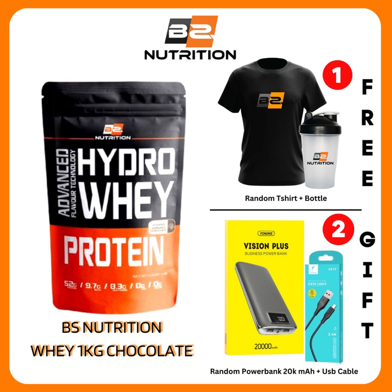 Bs Nutrition 1KG Whey 100% Original HQ | Shopee Malaysia
