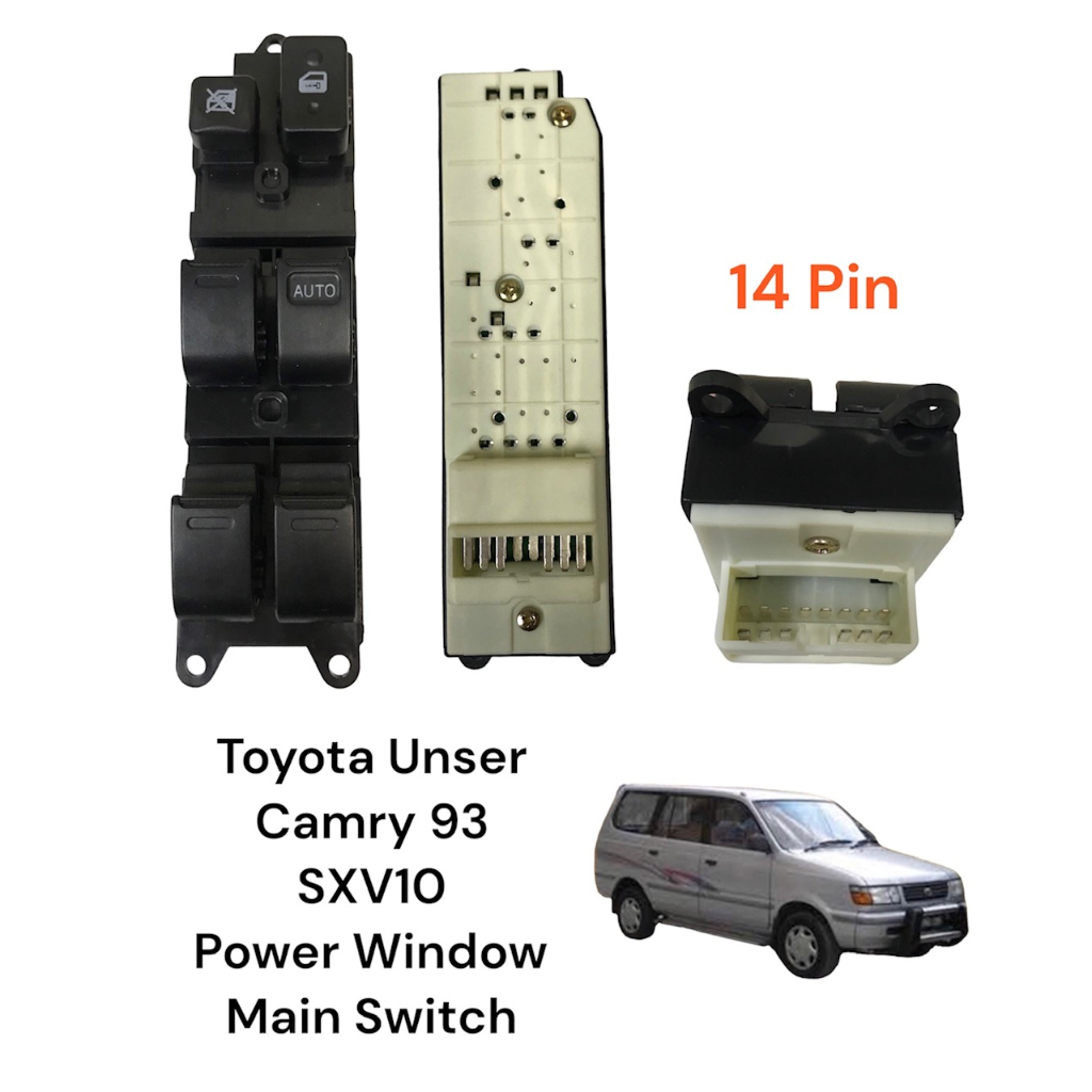 Toyota Unser Old / Camry 93 SXV10 Power Window Main Switch | Shopee ...