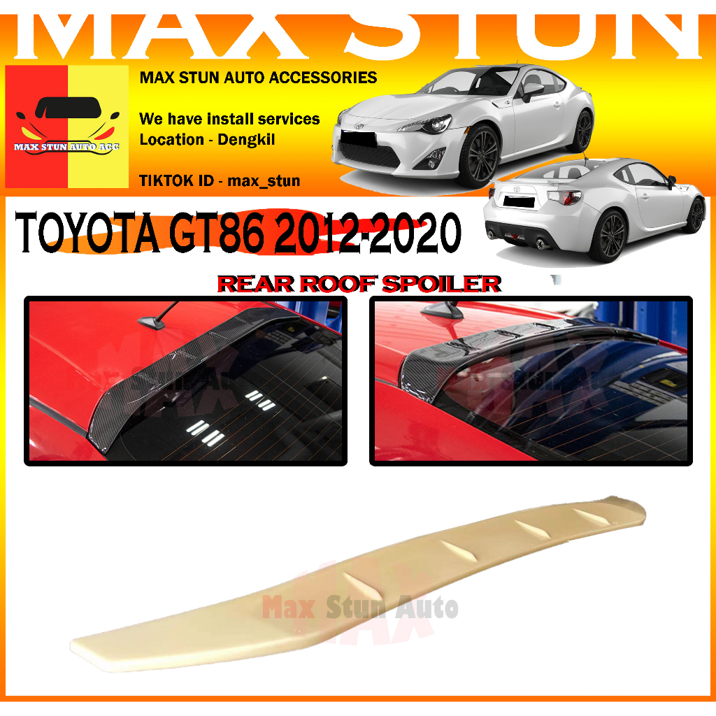 TOYOTA GT86 2012-2020 SUBARU BRZ AIMGAIN ROOF SPOILER GLASS SPOILER ...