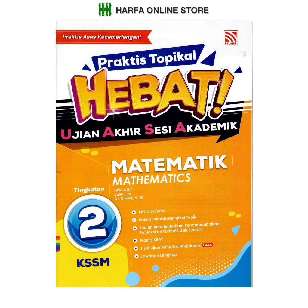 Buku Latihan Tingkatan 2 : Praktis Topikal Hebat UASA Matematik ...