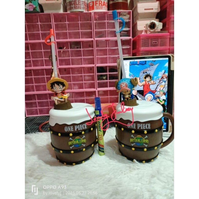 One Piece Mug, Luffy Barrel Mug, Tony Chopper Barrel Mug RARE (GM0004 ...
