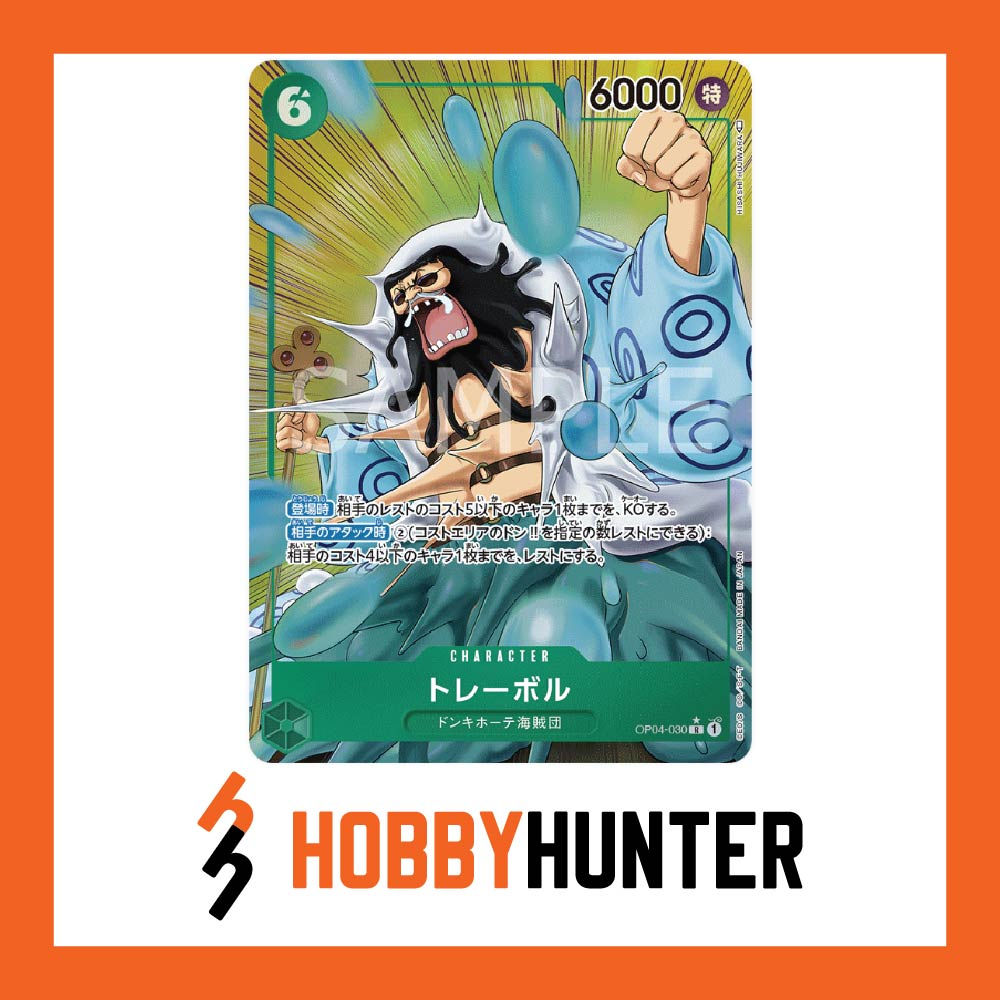 ONE PIECE CARD OP04-030 Trebol ( R ) Parallel Art AA | Shopee Malaysia
