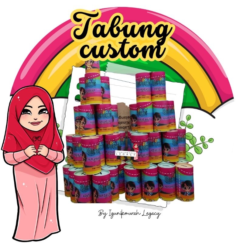 Tabung Mini Tabung Duit custom tabung gift | Shopee Malaysia