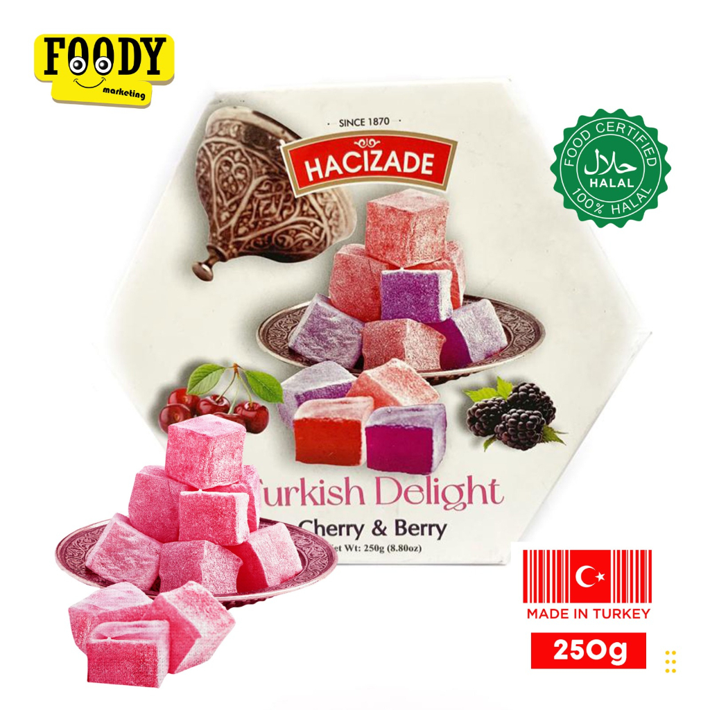 Turkish Delights Lokum Sedap Manisan Dari Turki | Turkish Sweet - 250g ...