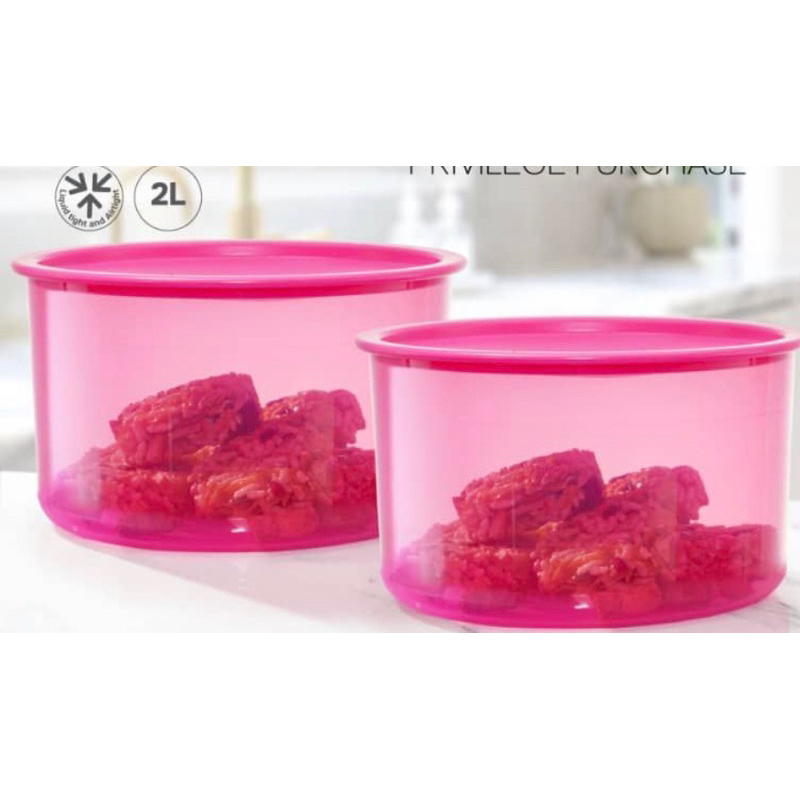 Tupperware Topper One Touch 2L 1pcs | Shopee Malaysia