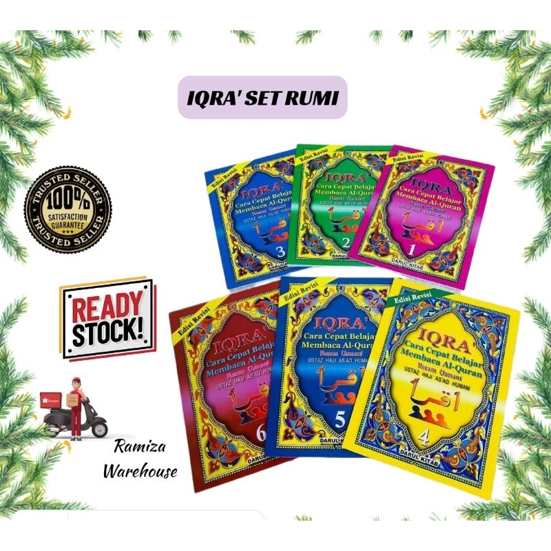 IQRA' SET DARUL KITAB VERSI RUMI | Shopee Malaysia