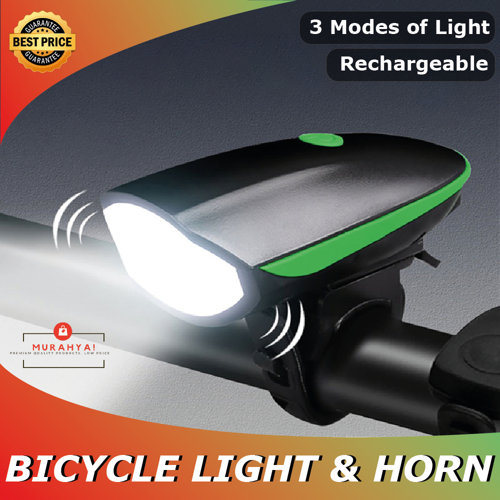 Bicycle Led light Rechargeable Cycling LED Light Bicycle Headlight with ...