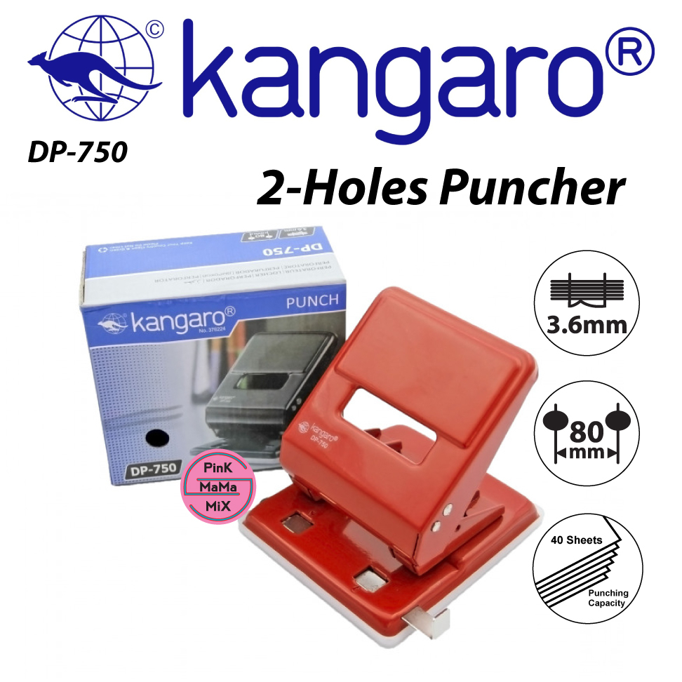 Kangaro DP-750 Paper Puncher / 2-Holes Puncher / 2-Holes Paper Puncher ...