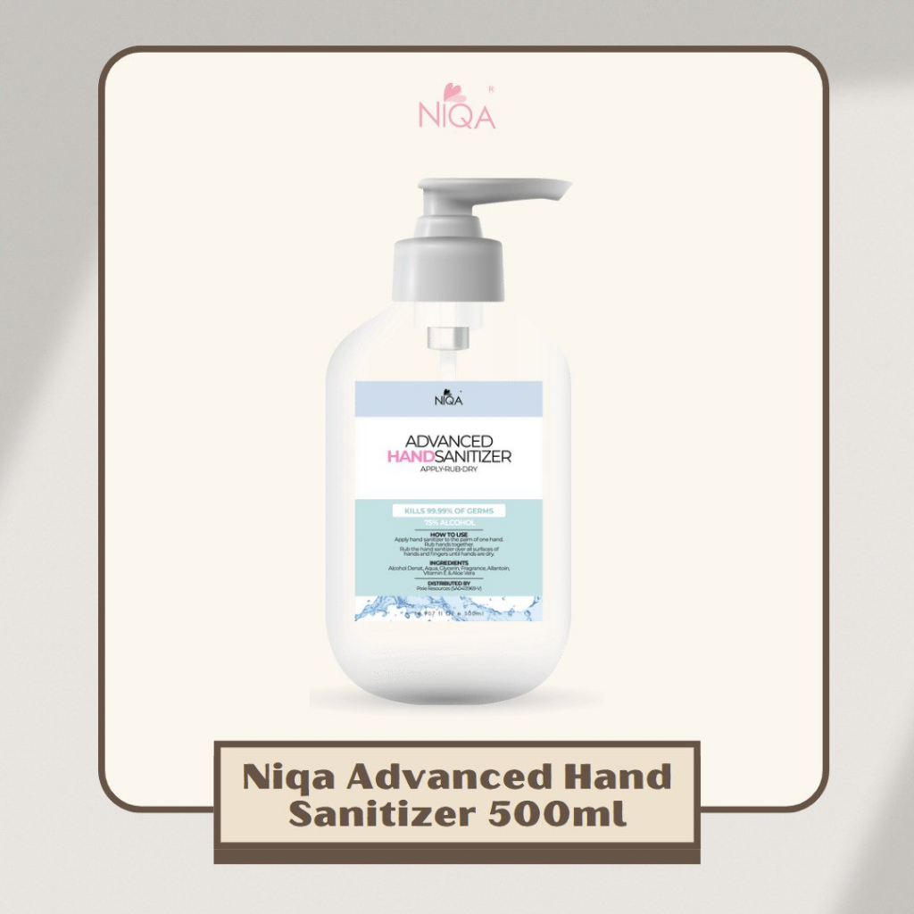 (Niqa HQ) NIQA ADVANCED HAND SANITIZER - 500ML | Shopee Malaysia