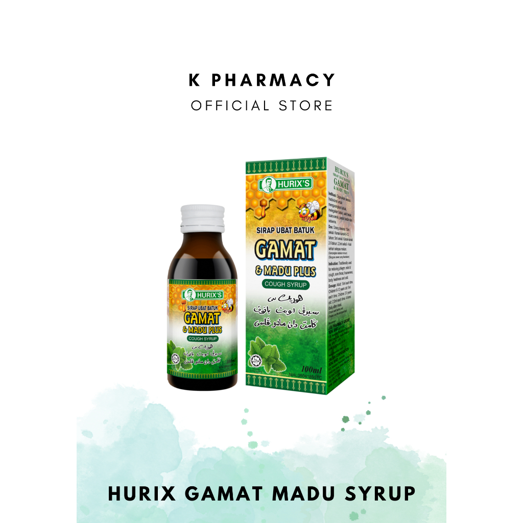 HURIX Gamat Madu Cough Syrup 60ml | Shopee Malaysia