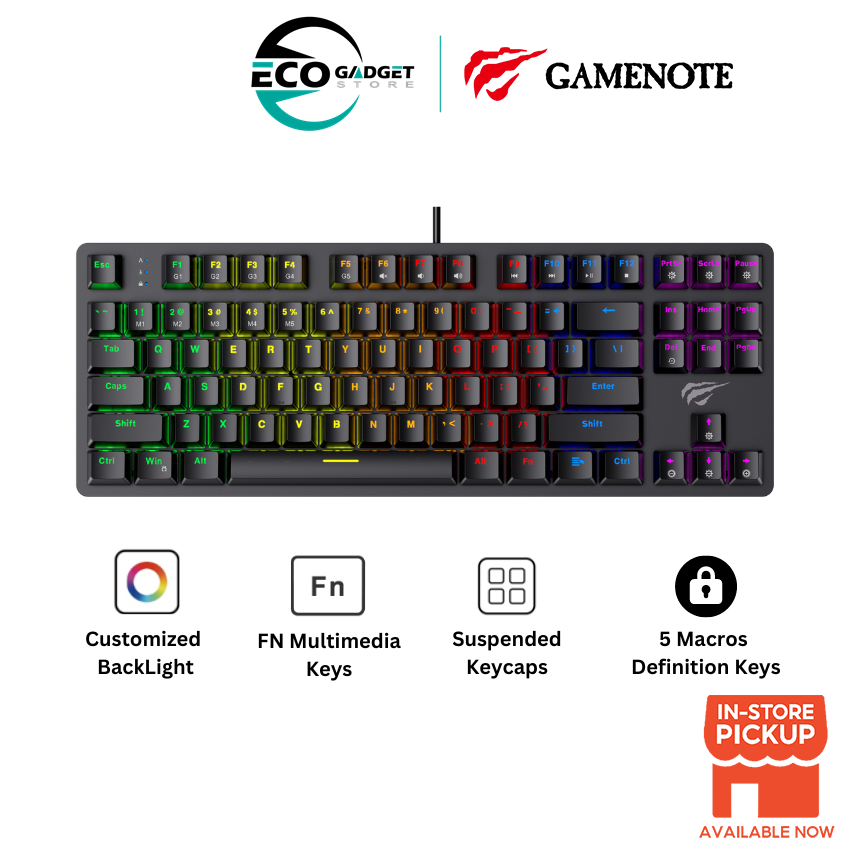 Gamenote | Havit KB869L RGB Mechanical Gaming Keyboard | Shopee Malaysia
