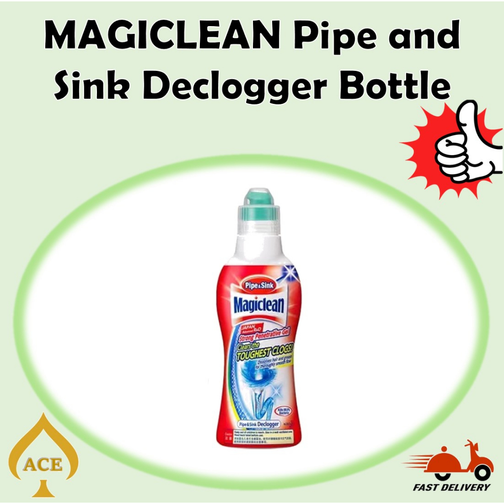 MAGICLEAN Pipe and Sink Declogger Bottle (500g) | Shopee Malaysia