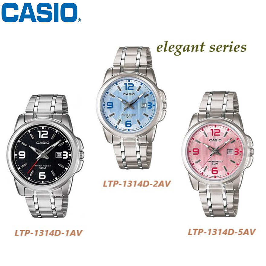 Casio Stainless Steel Ladies Watch LTP-1314D | Shopee Malaysia