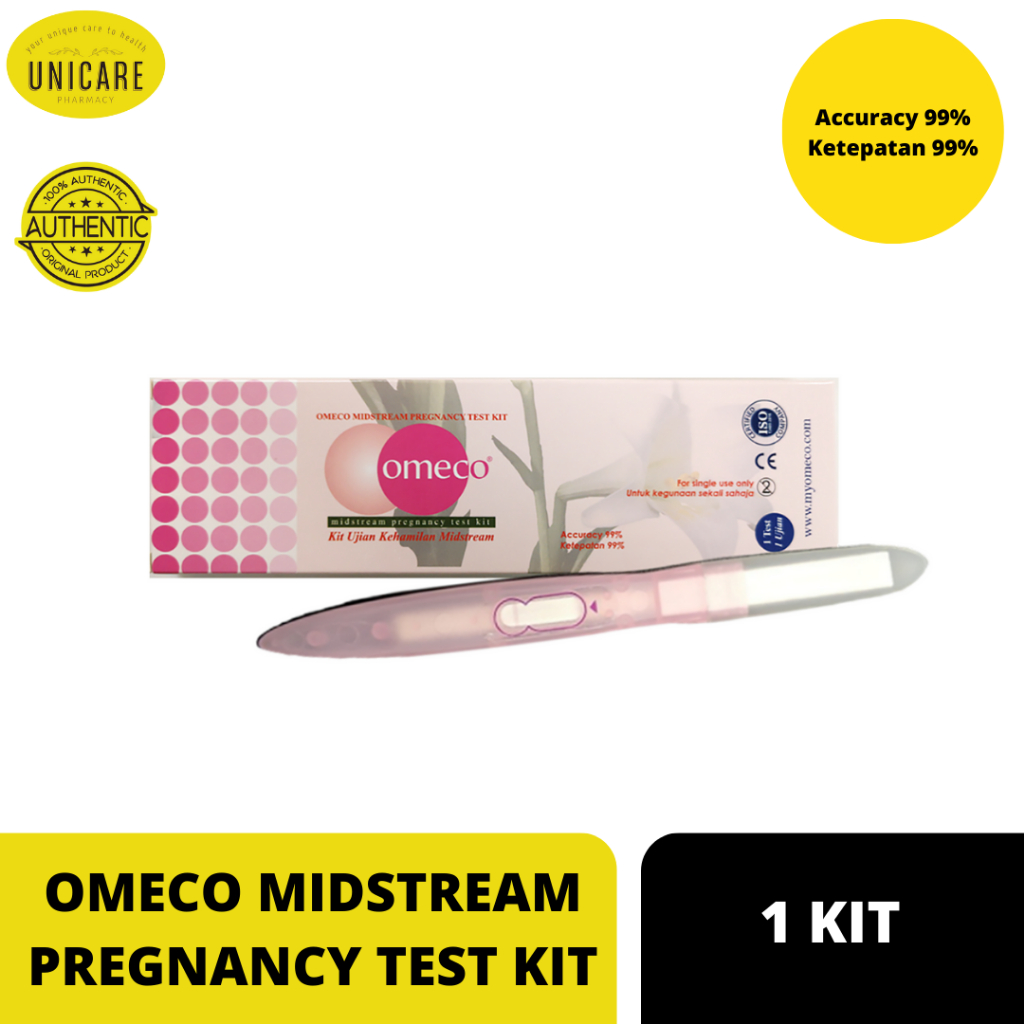OMECO MIDSTREAM PREGNANCY TEST KIT 1 KIT | Shopee Malaysia