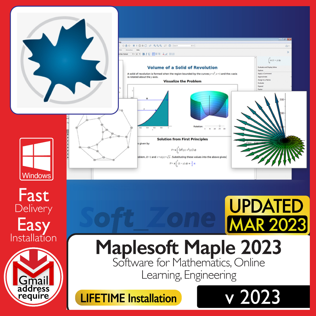 Maplesoft Maple 2024.2 - Software for Mathematics, Online Learning ...