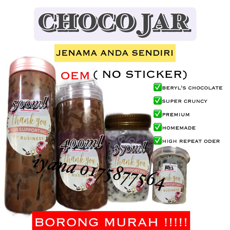 CHOCO JAR MINI or doorgift (BORONG RM2) | Shopee Malaysia