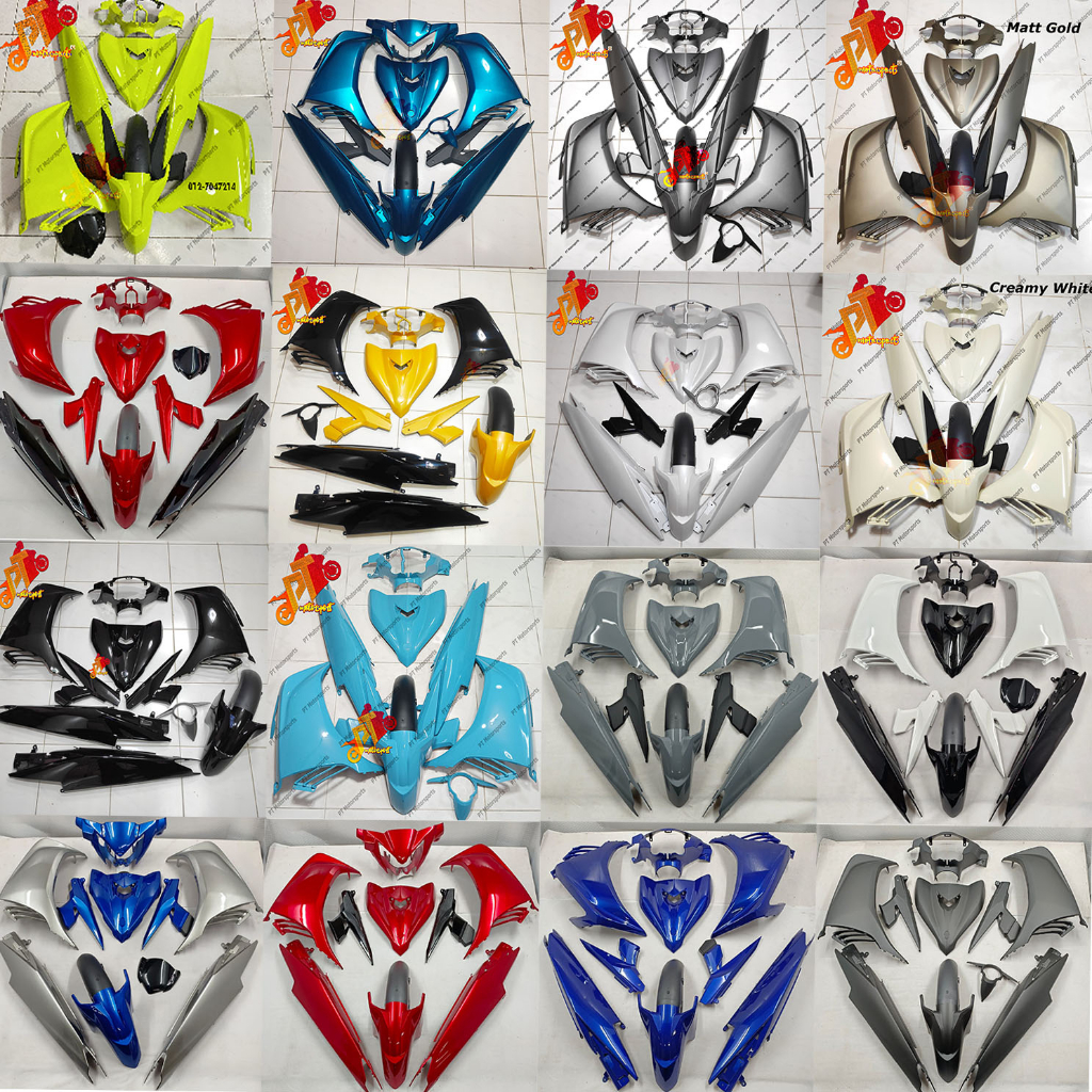 LC 135 V2 V3 V4 V5 V6 V7 Cover Set Matt Black Red Blue Black Yellow ...