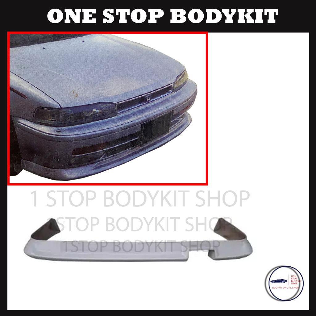 Honda Accord SM4 Fourth Generation (1990 - 1993) JDM Style Front Skirt ...
