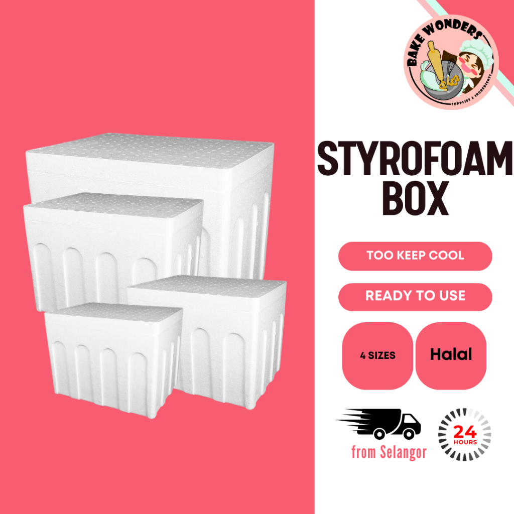 Styrofoam Box Only/ Styrofoam Box/ Ice Box/ Small Styrofoam Box/ Large ...