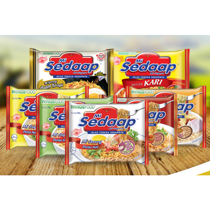 Combo Pack Mi Sedap Asli Mi Goreng / Fried Instant Noodle Mi Sedap ...