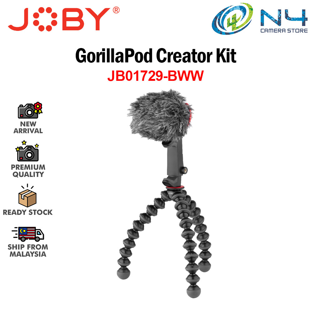 Joby GorillaPod Creator Kit For Vlogging JB01729-BWW For Smartphone ...
