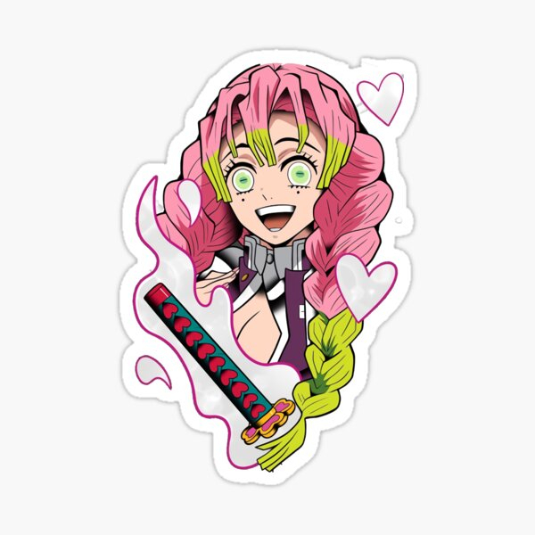 Mitsuri Kanroji Demon Slayer Stickers | Shopee Malaysia