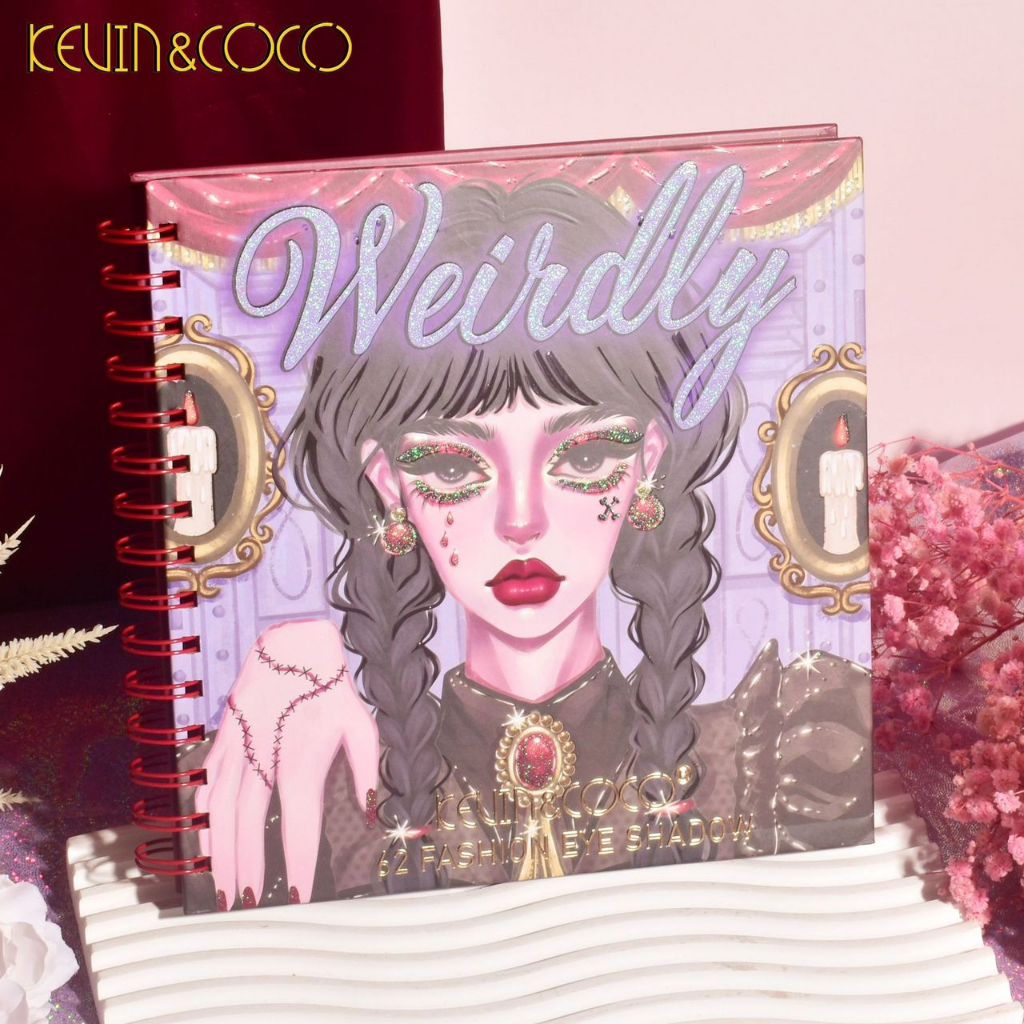 KEVIN&COCO 62 Color Weirdly Wonderful Eyeshadow Cosmetic Makeup Palette ...