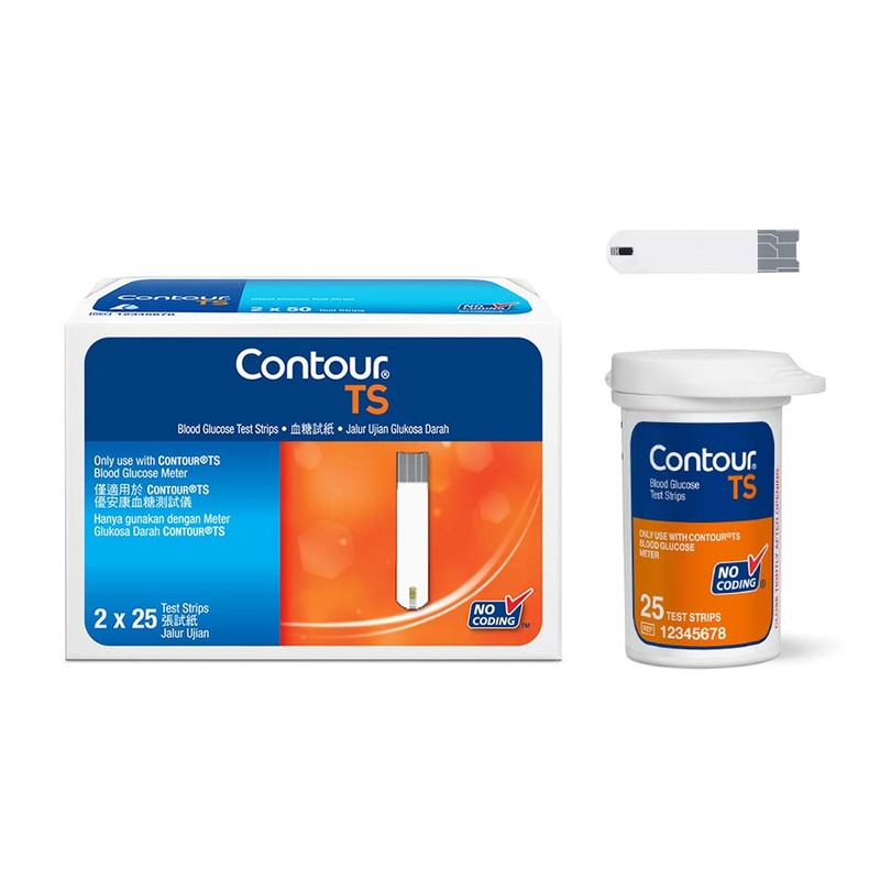 CONTOUR TS TEST STRIP/CONTOUR PLUS TEST STRIP (1X25's)/(2X25's ...
