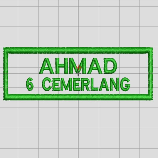 [ 1 PCS ] NAME TAG/ NAMETAG KAIN / TANDA NAMA KAIN / TANDA NAMA SEKOLAH ...