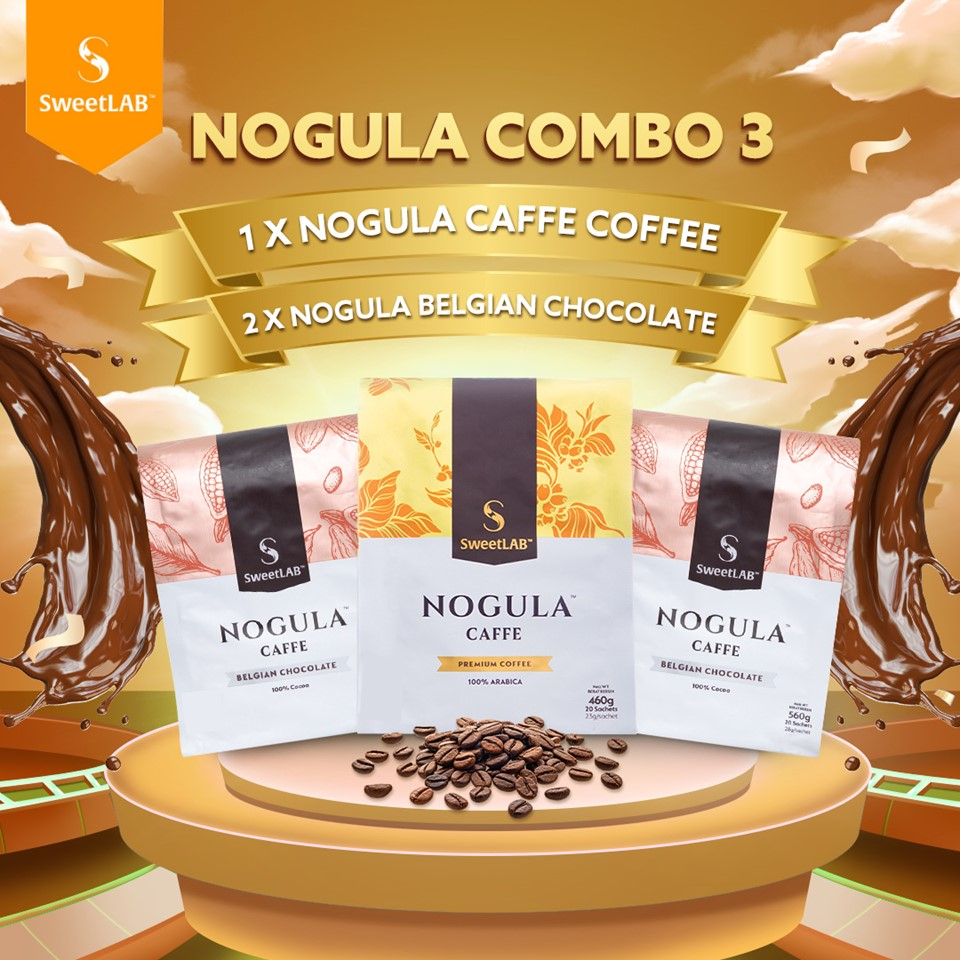 [Nogula Combo] SweetLAB NOGULA CAFFE 100% Arabica 3 in 1 Instant Coffee ...