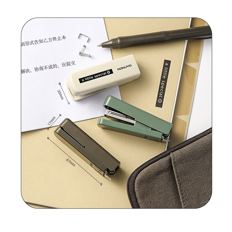 KOKUYO VINTAGE COMPACT STAPLER - FIT NO.10 - 1M STAPLES - a little ...