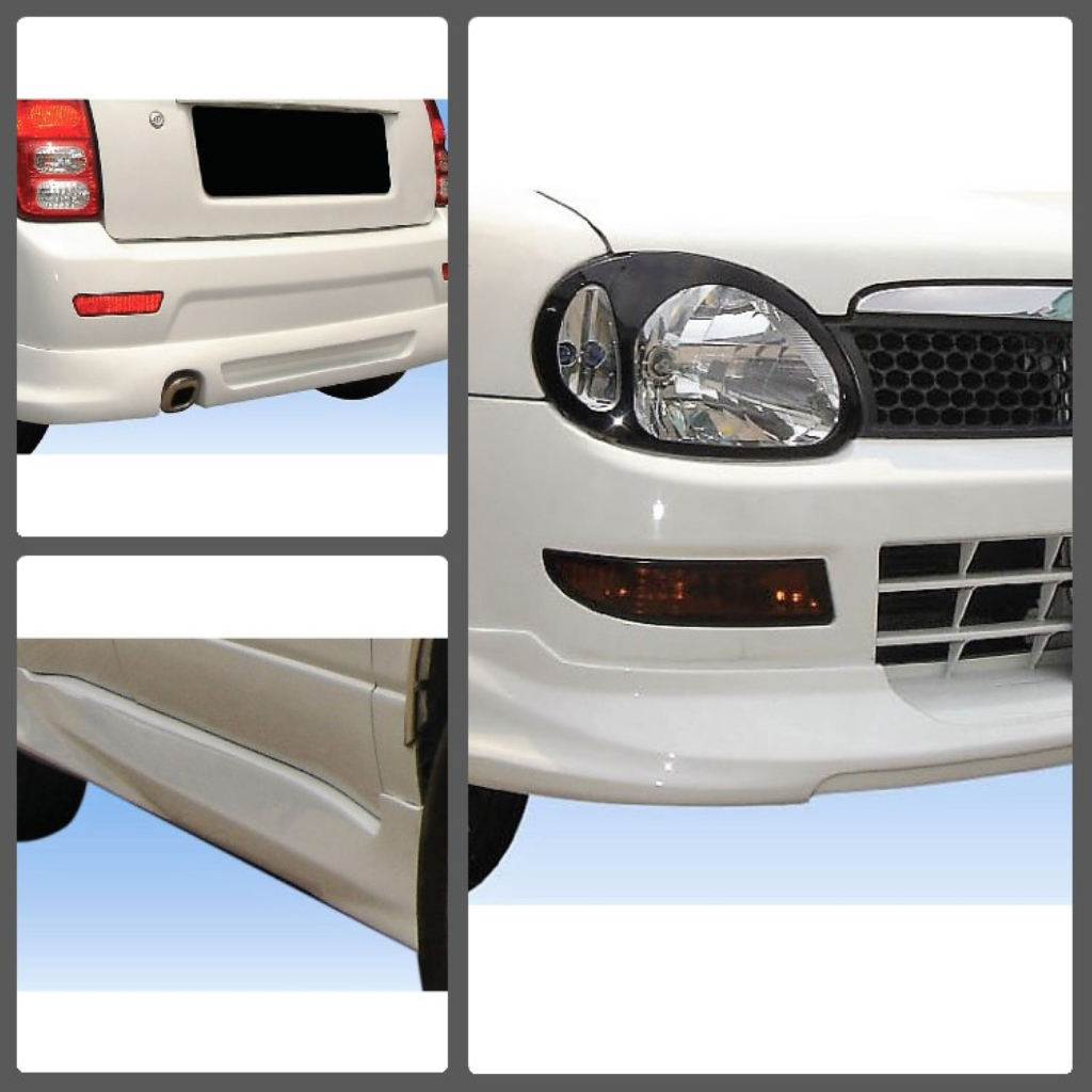 Perodua Kelisa Facelift Skirting Body Kit PU Ready Stock | Shopee Malaysia