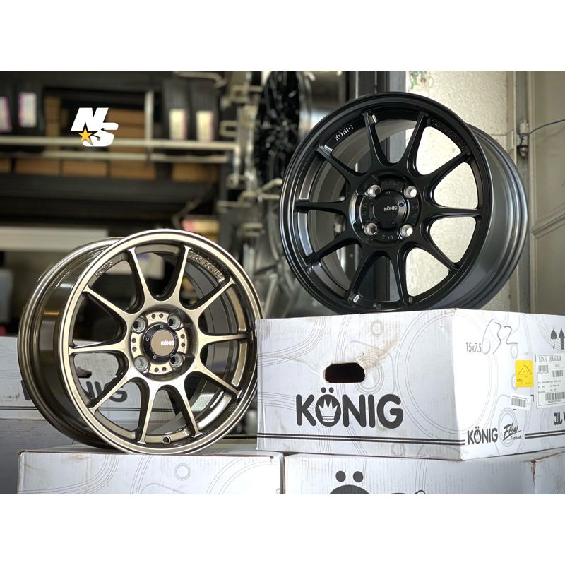 KONIG WHEELS DEKAGRAM (15” & 16” 4-100) | Shopee Malaysia