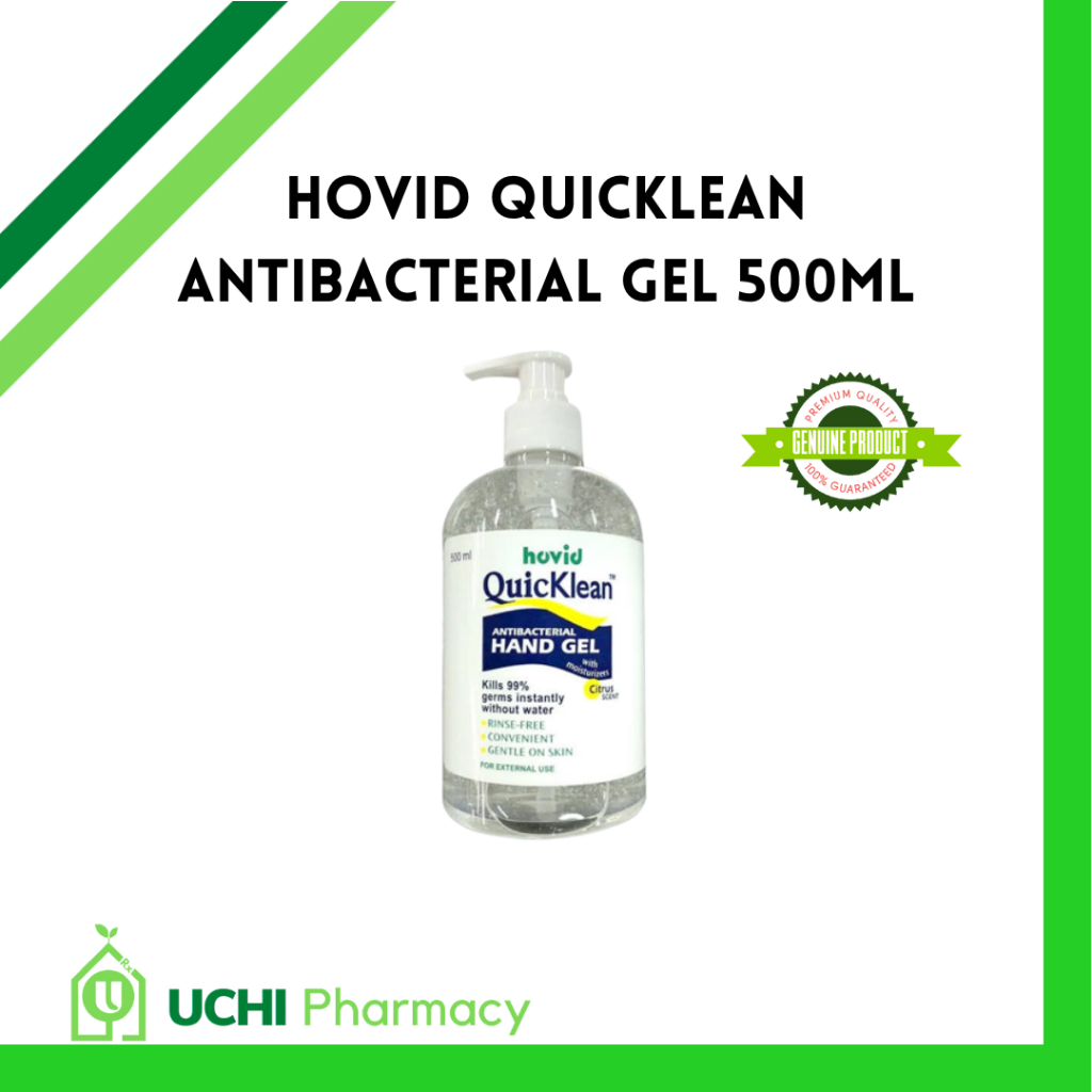 HOVID QUICKLEAN ANTIBACTERIAL GEL 500ML (CLEARANCE STOCK) | Shopee Malaysia