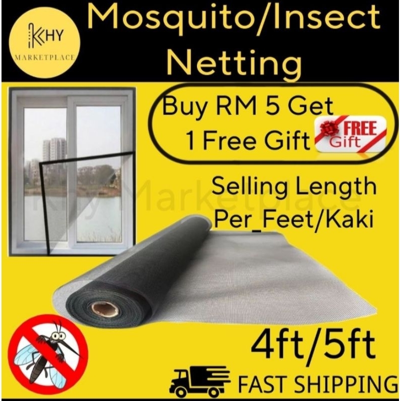 [RM1.00] Fiberglass Netting Insect Screen Mosquito Net Fiber Net ...