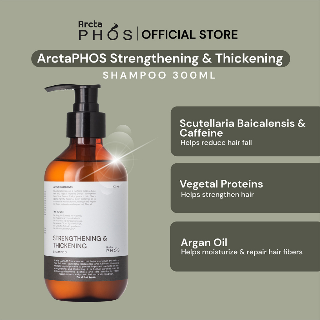ArctaPHOS Strengthening & Thickening Shampoo Syampu Menguatkan ...