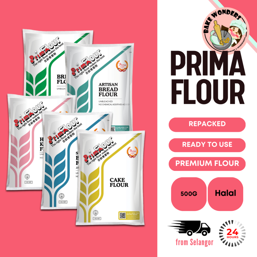 (REPACKED/TRIAL SIZE) Prima Bread Flour/ Prima Cake Flour/ Prima Hong ...