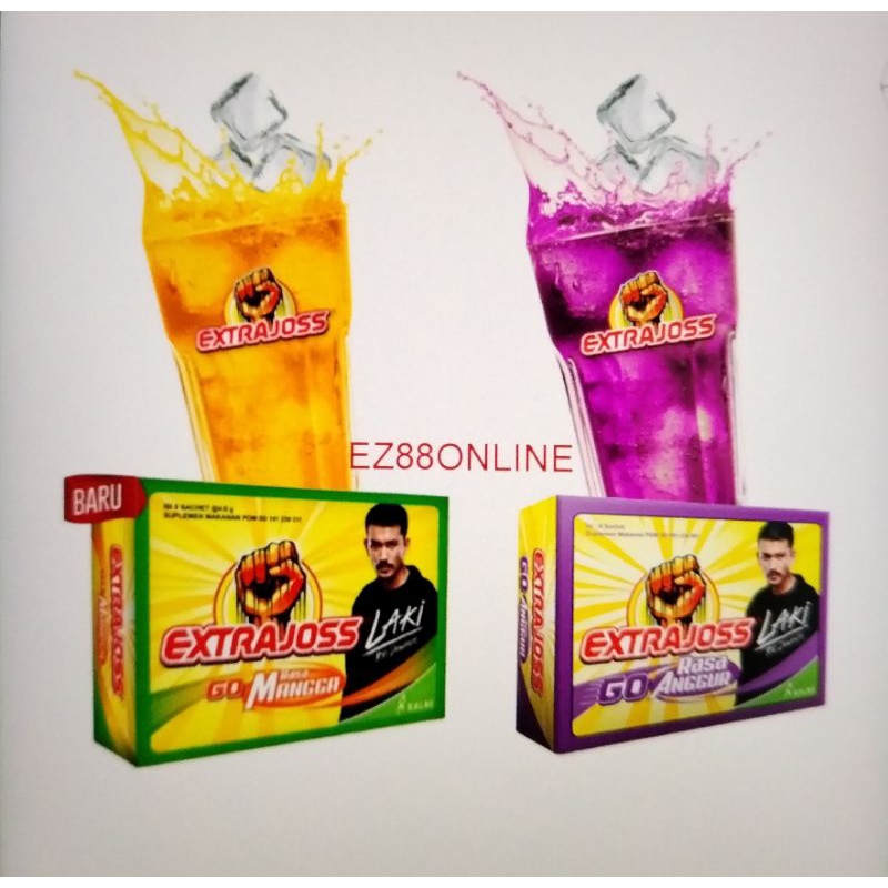 EXTRA JOSS MANGGA & ANGGUR 🇮🇩 1 KOTAK (6 Sachet) | Shopee Malaysia