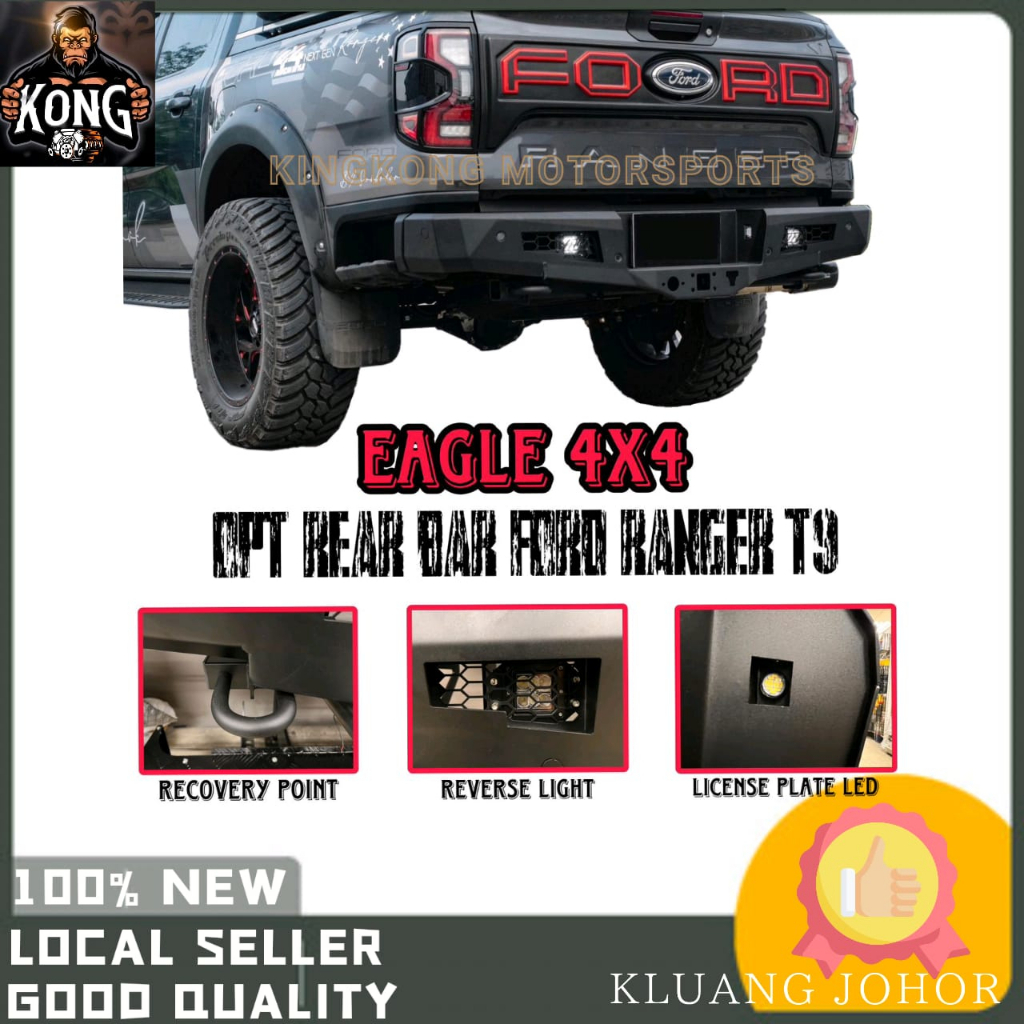 FORD RANGER T9 EAGLE V1 Rear BULL BAR OPTION BUMPER BELAKANG FORD ...