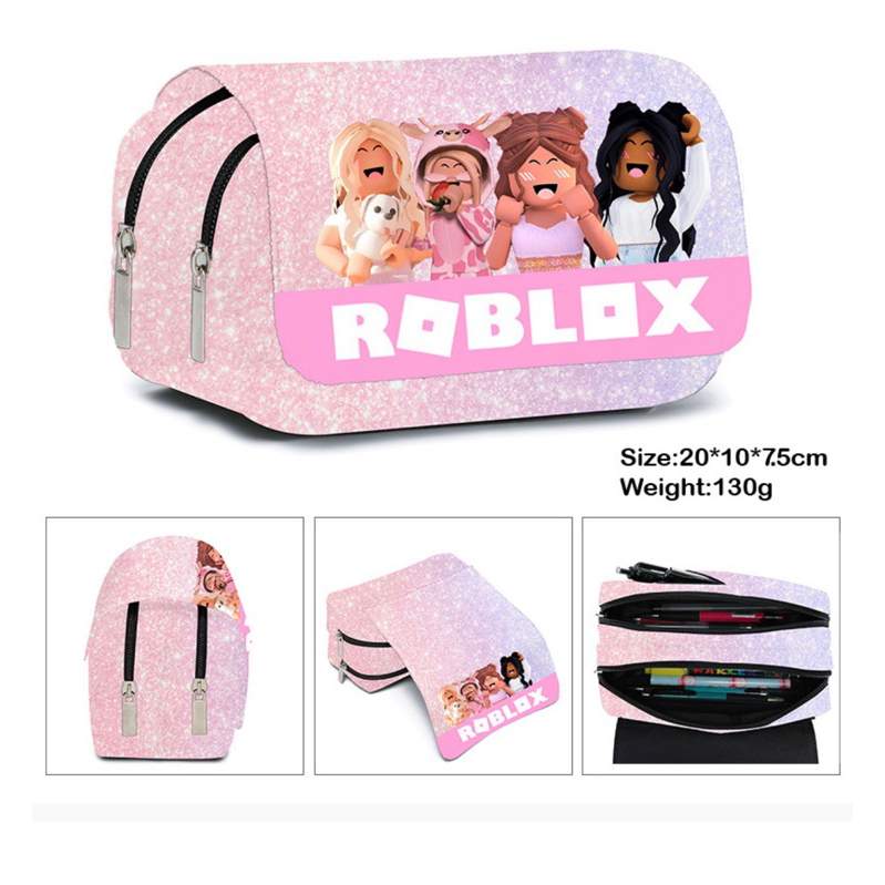 pink ROBLOX girl pencil pouch birthday gift | Shopee Malaysia
