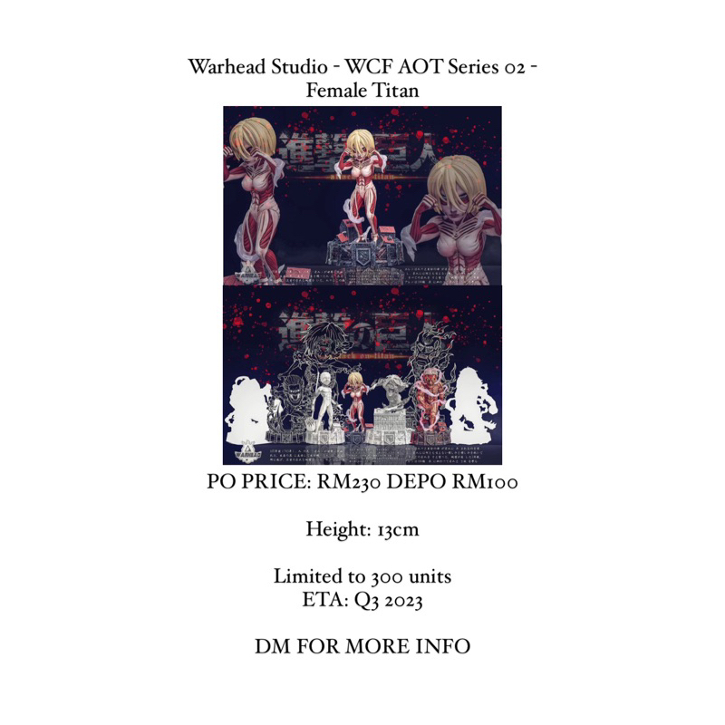 Warhead Studio - WCF AOT - Female Titan | Shopee Malaysia