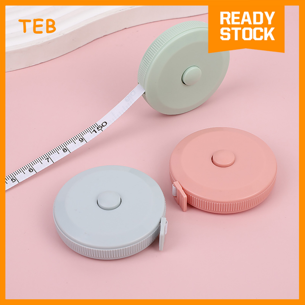 150cm Retractable Measuring Tape Ruler | Pita Ukur Gulung Boleh Tarik ...
