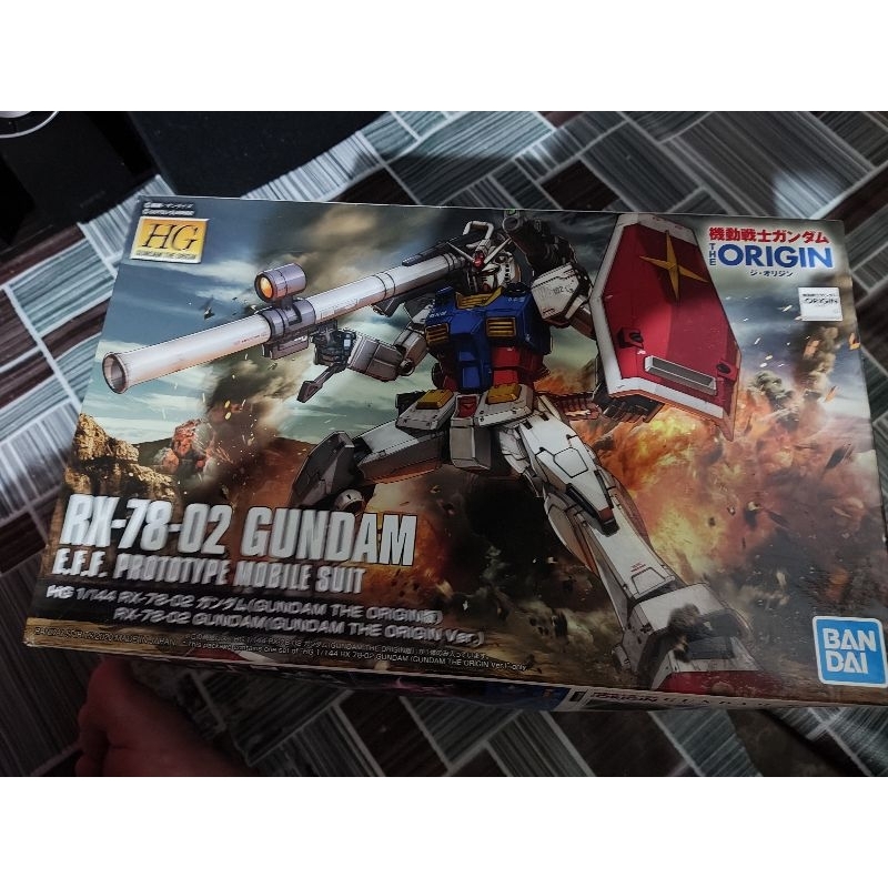 Bandai HG 1/144 gundam rx78 origin | Shopee Malaysia