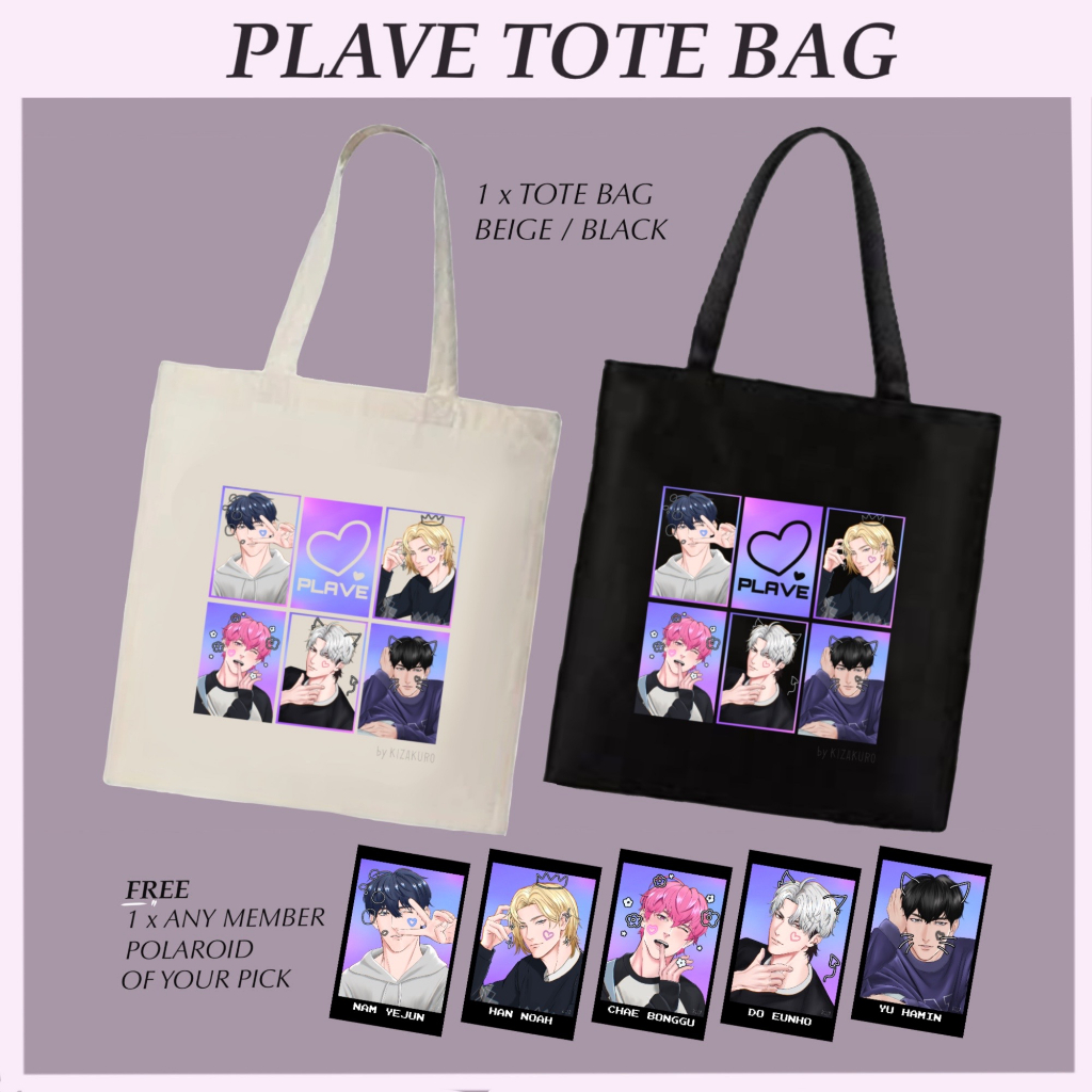 [PLAVE TOTE BAG] by KIZAKURO | Shopee Malaysia